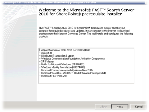 Microsoft Windows FAST Search Server 2010 For SharePoint Installation - CoryRetherford.com