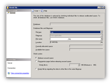 Trim/Shrink SQL Server Transaction Log Files (Without Shrinking DB ...